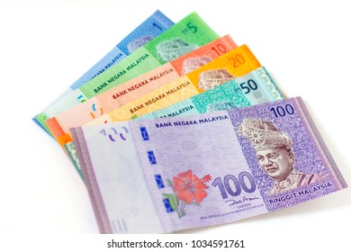 Malaysia Currency Myr Stack Ringgit Malaysia Stock Photo 1034591761 ...