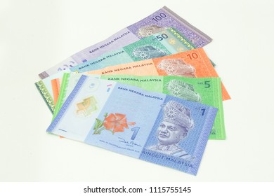 Malaysia Currency Myr Stack Ringgit Malaysia Stock Photo 1115755145 ...