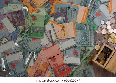 Malaysia Currency Myr Stack Ringgit Malaysia Stock Photo 650615077 ...