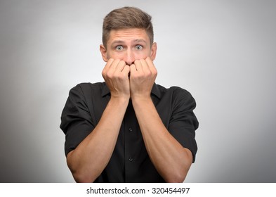 Portrait Shocked Scared Ginger Girl Looks Stock Photo 1259666188 ...