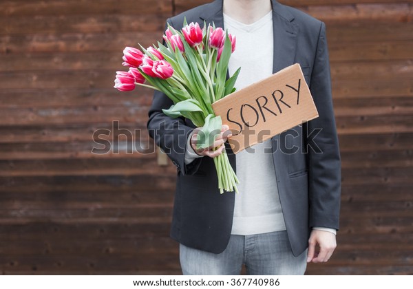 Man Apologizing Stock Photo (Edit Now) 367740986