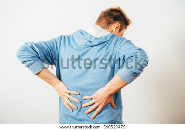 Man Backache Stock Photo (Edit Now) 560529475