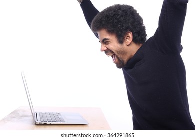 Man Behind His Computer Stock Photo 364291865 | Shutterstock