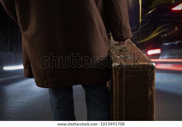 Man Behind Holding Case Walking On Stock Photo 1013491708 | Shutterstock