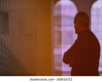 Man Behind Pattern Stock Photo 658516711 | Shutterstock