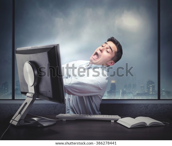Man Being Drawing Computer Stock Photo 386278441 | Shutterstock