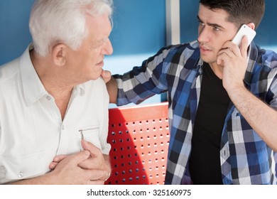 Man Calling Help Emergency Stock Photo 325160975 | Shutterstock