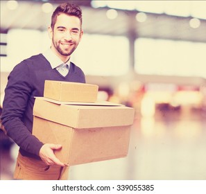 3,040 Man Carrying Boxes Funny Images, Stock Photos & Vectors ...