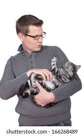 14,052 Man holding cat Images, Stock Photos & Vectors | Shutterstock