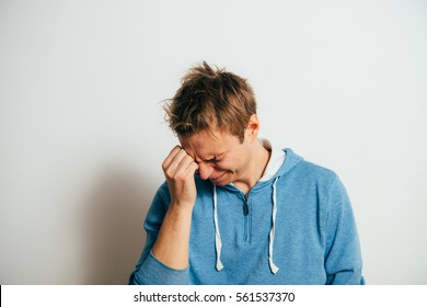 Business Man Crying Covering His Face Stock Photo 589935299 | Shutterstock