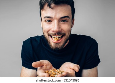 5,783 Man Eating Nuts Images, Stock Photos & Vectors | Shutterstock
