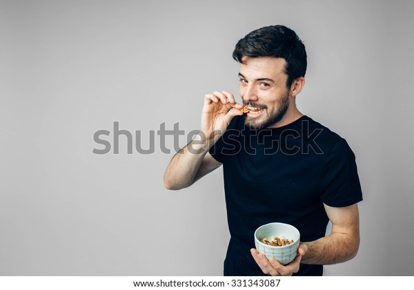 5,783 Man Eating Nuts Images, Stock Photos & Vectors | Shutterstock