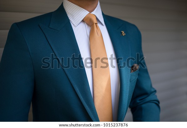 Man Elegant Custom Tailored Expensive Suit Stock Photo (Edit Now ...