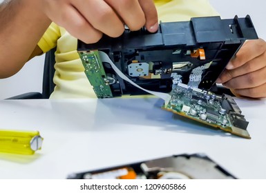 Man Fixing Electronics Stock Photo 1209605866 | Shutterstock