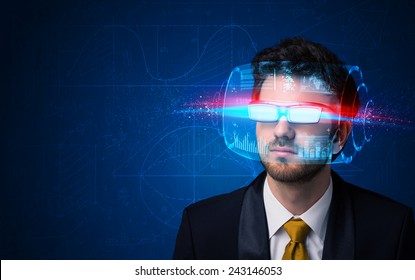 Man Future High Tech Smart Glasses Stock Photo 232614109 | Shutterstock