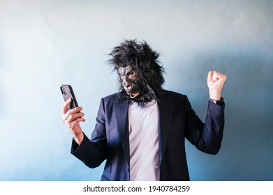 374 Idiot with phone Images, Stock Photos & Vectors | Shutterstock