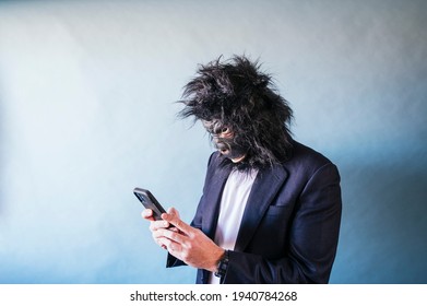 374 Idiot with phone Images, Stock Photos & Vectors | Shutterstock