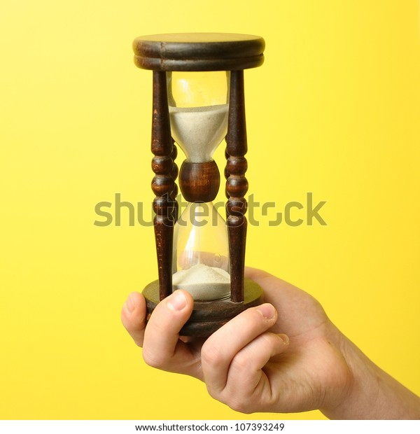 Man Hand Holding Hourglass Stock Photo (Edit Now) 107393249 Man Hand Holding Hourglass Stock Photo (Edit Now) 107393249