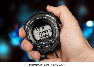 Man Hand Using Speedometer Stock Photo 1199757574 | Shutterstock