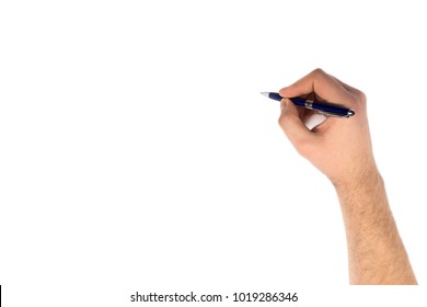 Man Hand Write Something Stock Photo 1019286346 | Shutterstock