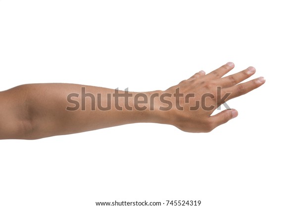 Man Hands Try Grab Something Isolated Stock Photo 745524319 | Shutterstock