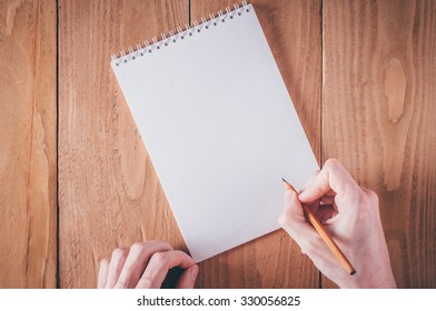 Man Hands Writing Notes Notebook On Stock Photo 330056825 | Shutterstock