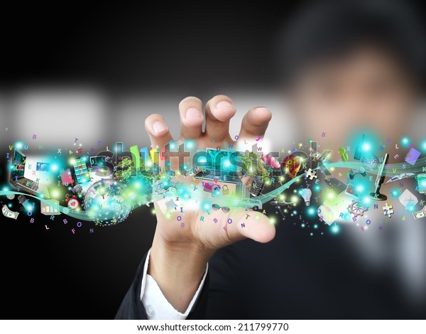 Man Holding Object Stock Photo 211799770 | Shutterstock