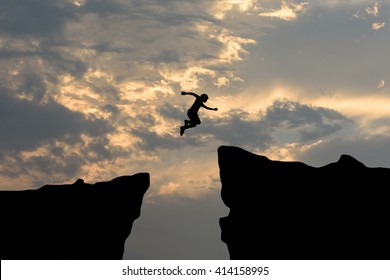 43,895 Man jumping mountains Stock Photos, Images & Photography ...