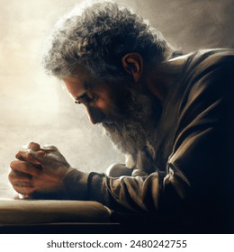 David Bible Praying God Imagen generada por IA 2481034117 | Shutterstock