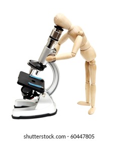 Man Looking Into Microscope Stock Photo 60447805 | Shutterstock