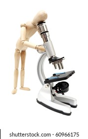 Man Looking Into Microscope Stock Photo 60966175 | Shutterstock