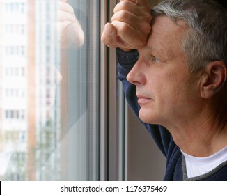451 Thoughtful Man Looking Through Glass Images, Stock Photos & Vectors ...