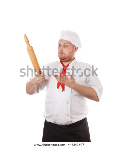 Man On White Background Docking Rolling Stock Photo 446343697 ...