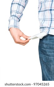 441 Man pulling out empty pockets Images, Stock Photos & Vectors ...