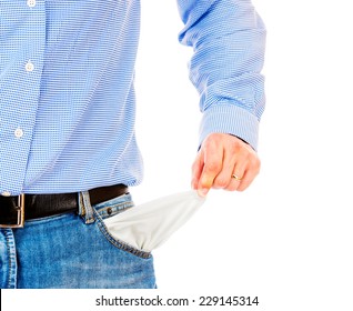 441 Man pulling out empty pockets Images, Stock Photos & Vectors ...
