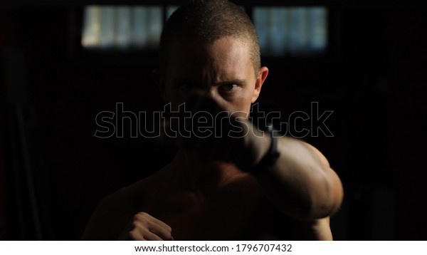 Man Punching Camera Slow Motion Stock Photo 1796707432 | Shutterstock