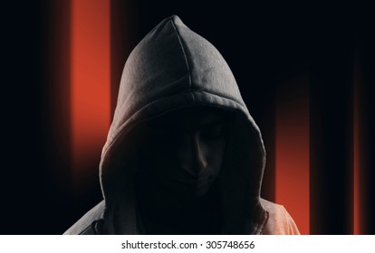 Man Shadow Stock Photo (Edit Now) 305748656