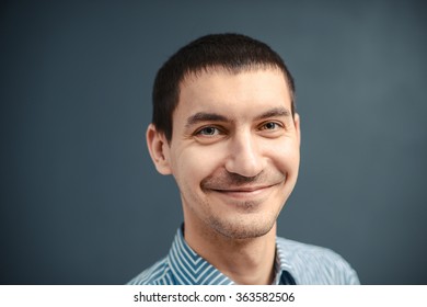 Man Weird Happy Wide Eyed Smile Stock Photo 320803895 | Shutterstock