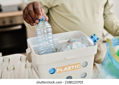 Man Sorting Plastic Bottles Containers Stock Photo 2188123703 ...