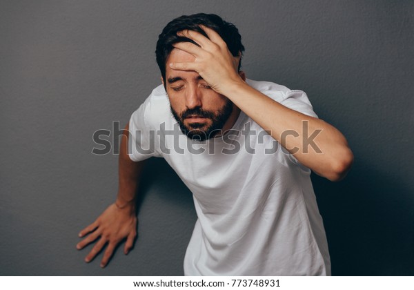 Man Suffering Dizziness Difficulty Standing While Stock Photo 773748931 ...