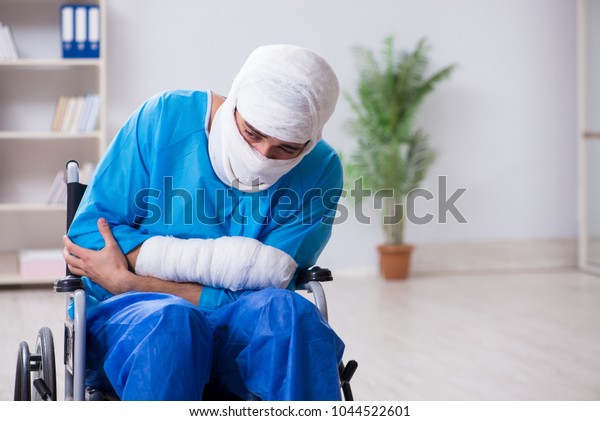 Man Suffering Multiple Broken Bones Fractures Stock Photo (Edit Now ...