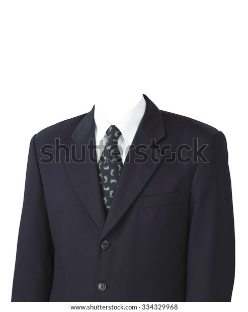 Man Suit Without Head Isolated On Stock Photo 334329968 | Shutterstock
