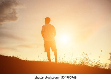 Man Sunset Stock Photo 534962251 | Shutterstock