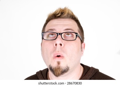 Normal Face Asian Nerd Guy Eyeglasses Foto stock 1323548105 | Shutterstock