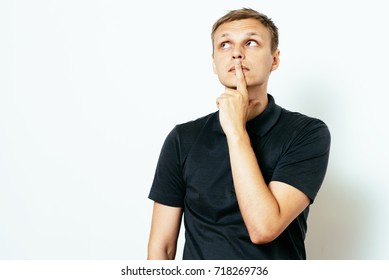 Man Thinks Stock Photo 718269736 | Shutterstock