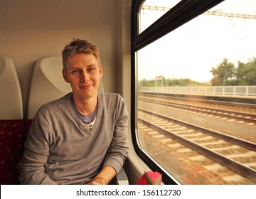 2,353 Man looking out train window Images, Stock Photos & Vectors ...