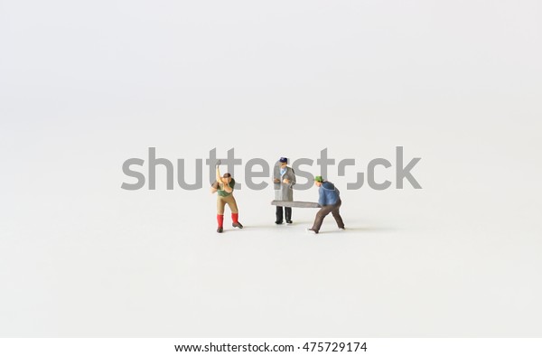 Man Try Stop Fighting Between Two Stock Photo (Edit Now) 475729174