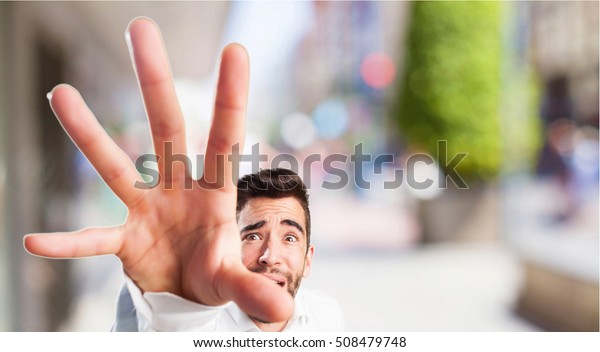 Man Trying Catch Something Stock Photo 508479748 | Shutterstock