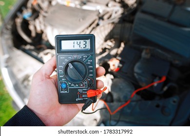 Man Use Multimeter Voltage Range Measurement Stock Photo 1783317992 ...