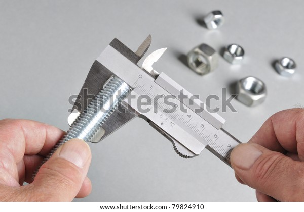 Man Using Caliper Gauge Stock Photo 79824910 | Shutterstock